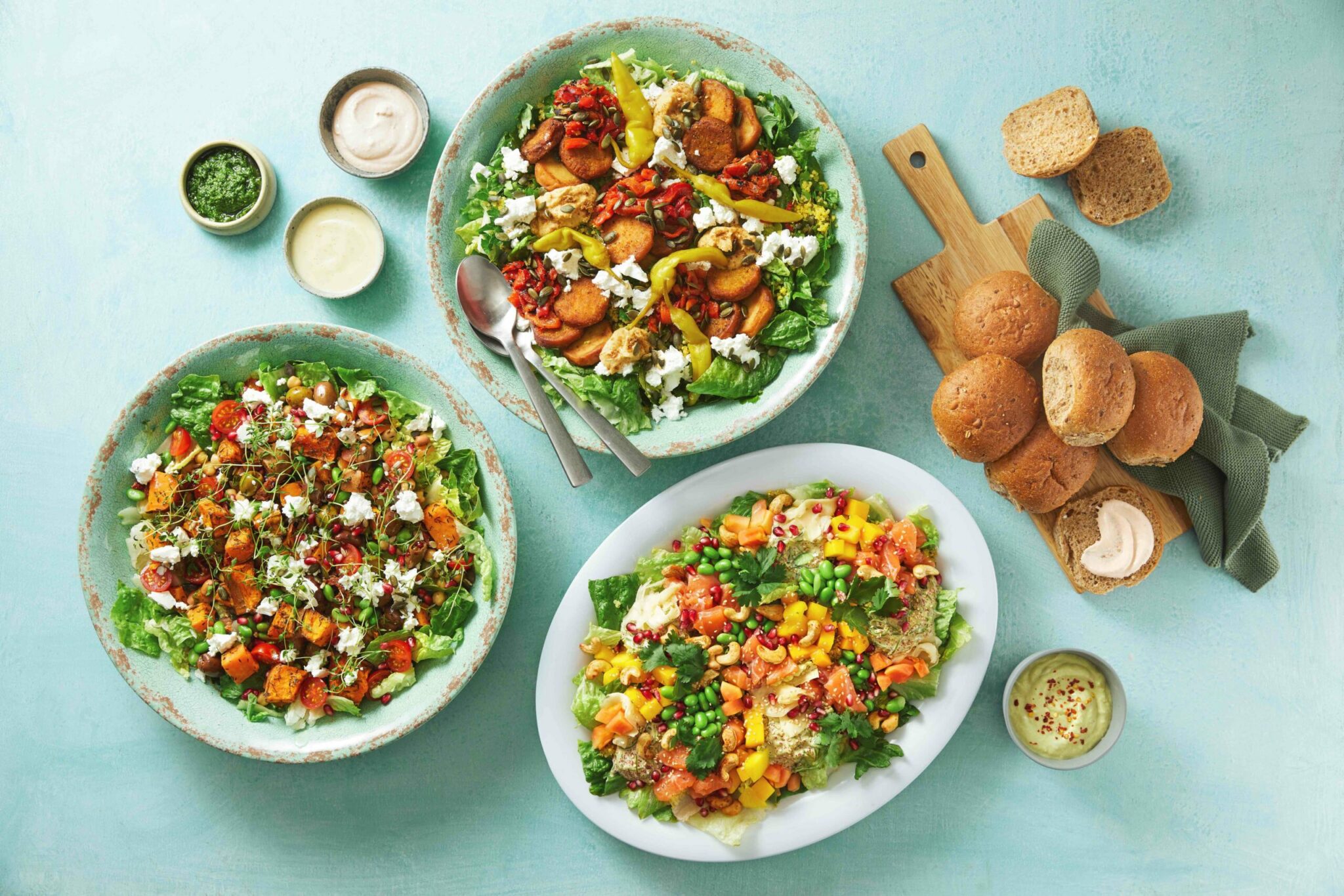 Friske og gode salater som passer til grillmaten | Lille Persille